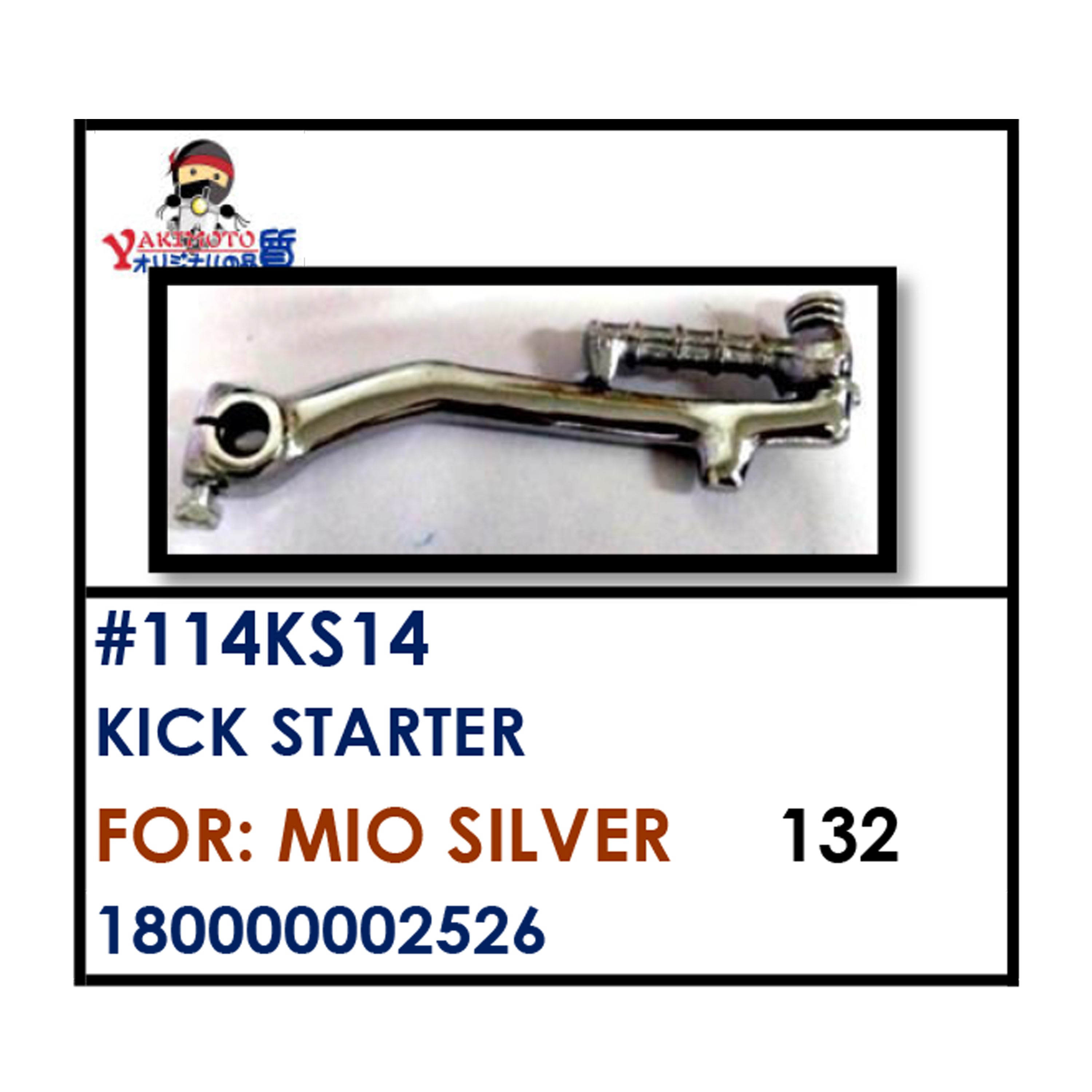 KICK STARTER (114KS14) - MIO SILVER – BESTPARTS.PH