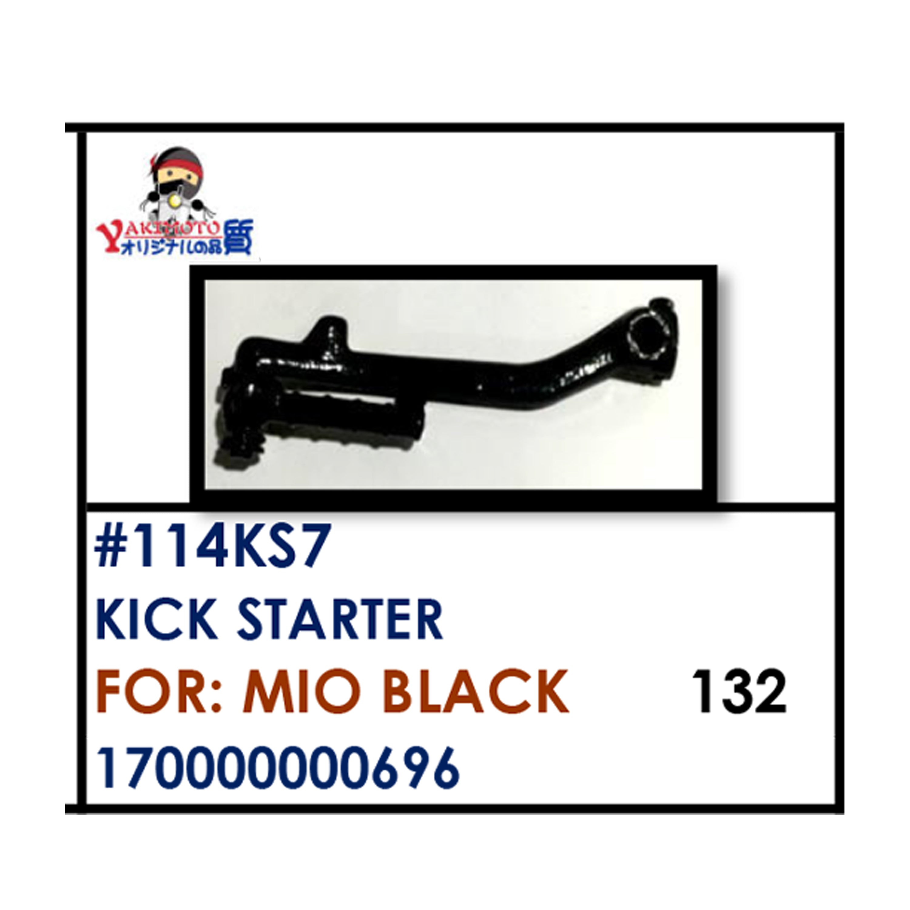 KICK STARTER (114KS7) - MIO BLACK – BESTPARTS.PH