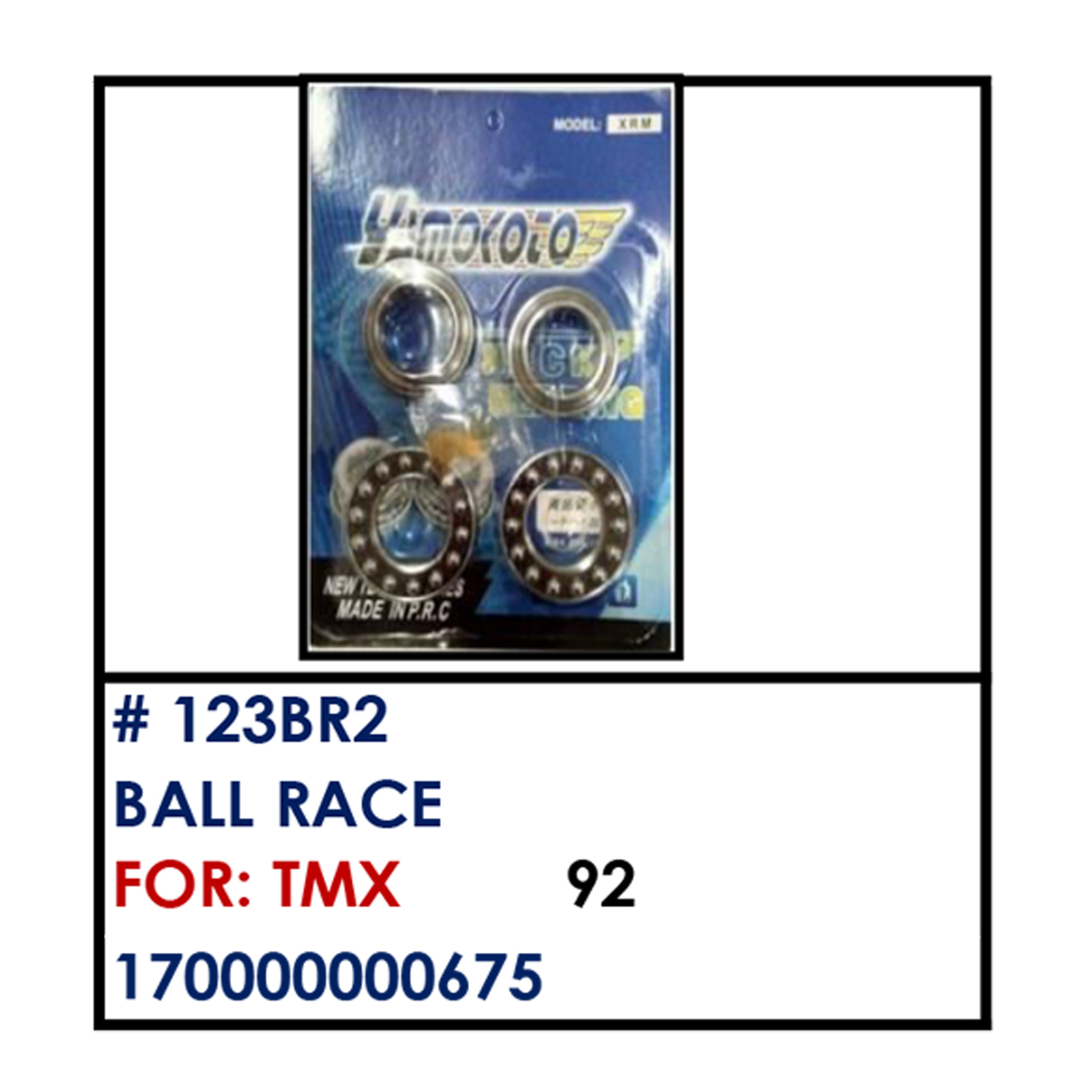 BALL RACE (123BR2) - TMX – BESTPARTS.PH