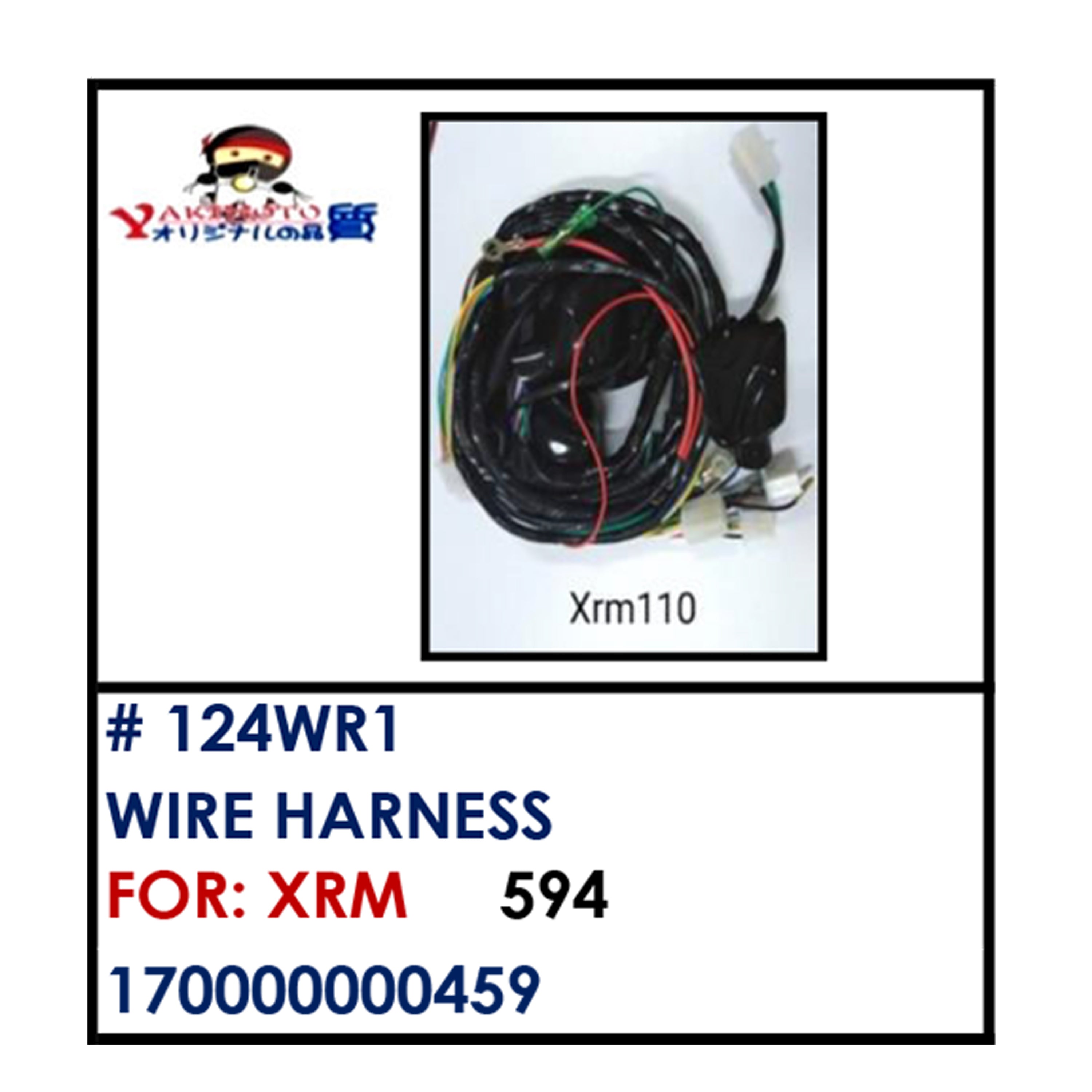 WIRE HARNESS (124WR1) - XRM – BESTPARTS.PH