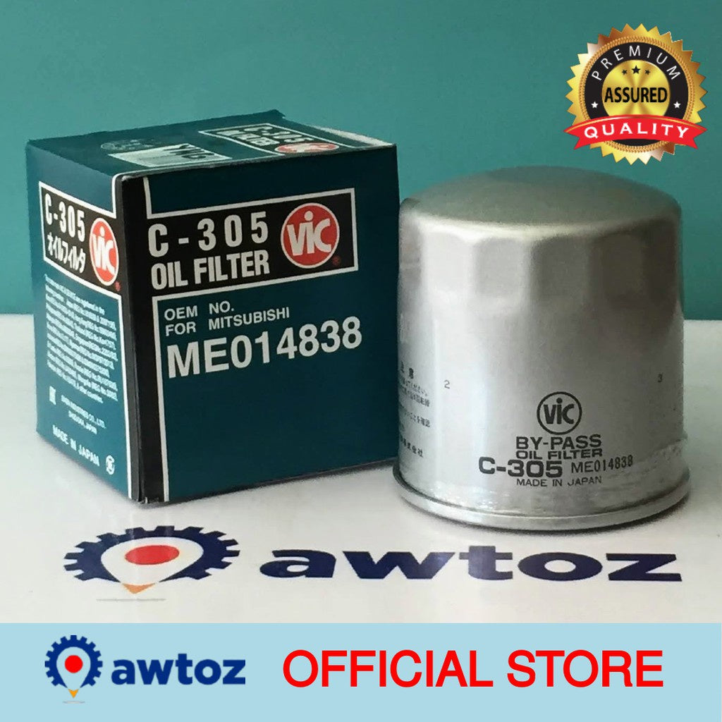VIC C-305 Oil Filter for Mitsubishi 4D31/4D32/4D33 Secondary Filter ...