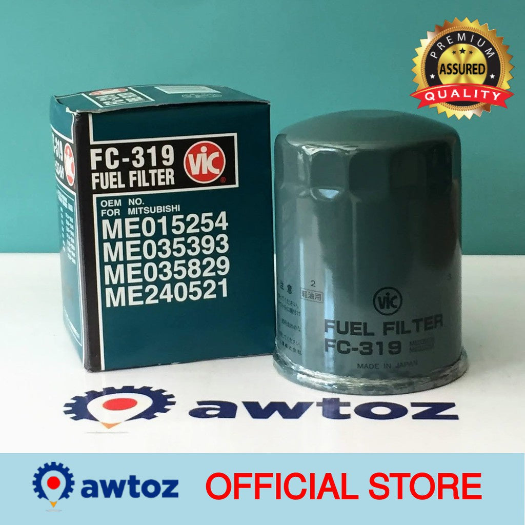 VIC Fuel Filter FC-319 for Mitsubishi 6D14, 6D15, 6D16 - FC319 ...