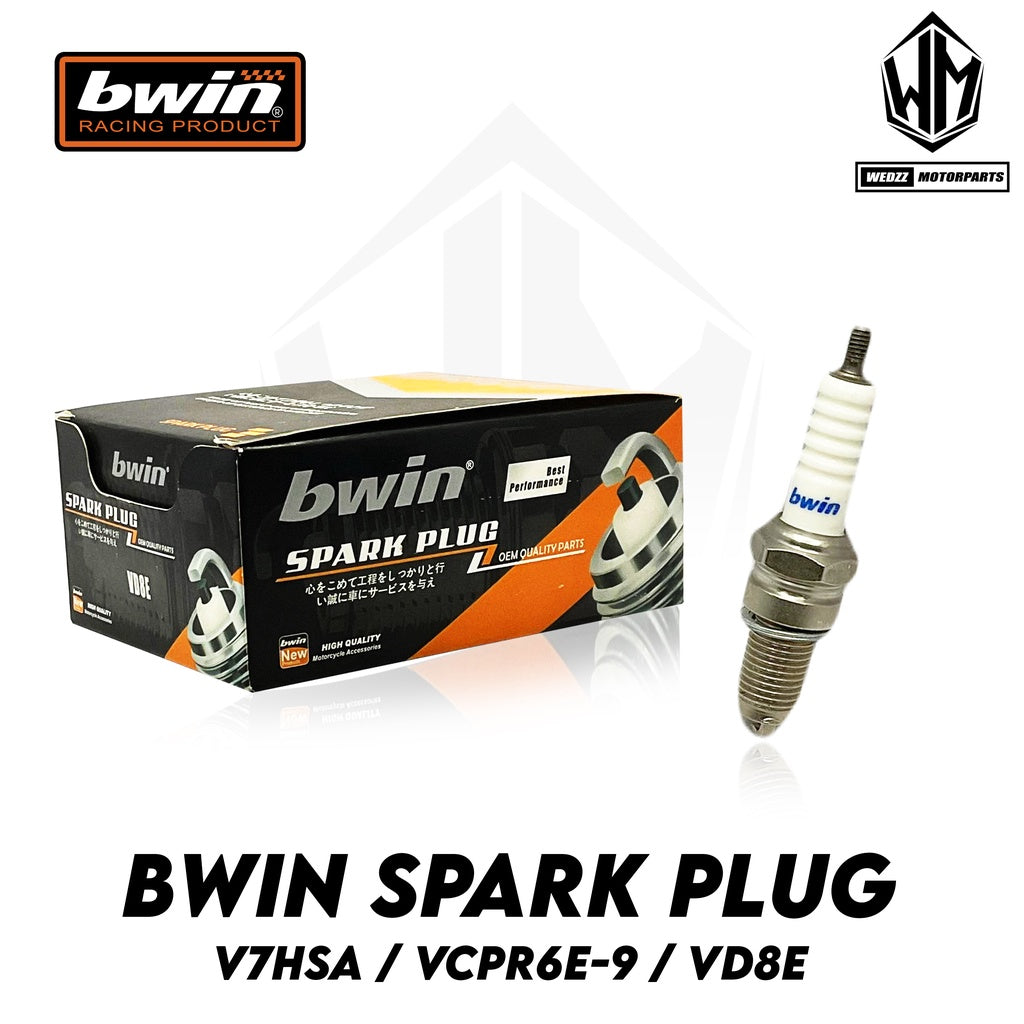 MOTORCYCLE SPARK PLUG BWIN SPARKPLUG (V7HSA/VCPR6E-9/VD8E) – BESTPARTS.PH